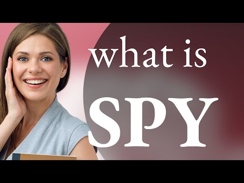 Spy • meaning of SPY