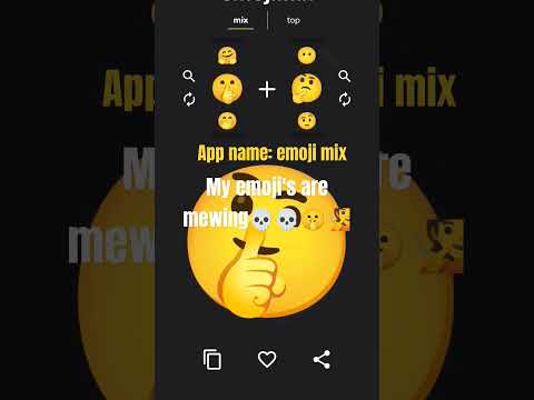 why are my emojis mewing #mewing #emoji