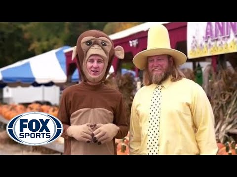 Cooper Manning and Nick Mangold do NOT role play Curious George - #MANNINGHOUR