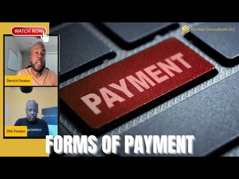 FORMS OF PAYMENT