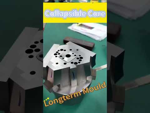 Collapsible Core Injection Molding is for plastic parts with larger internal dimensions. #molddesign