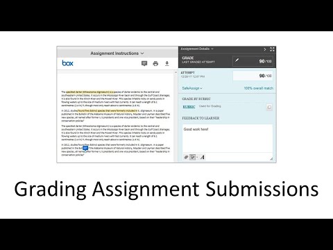 Plagiarism Detection with SafeAssign – Instructional Development