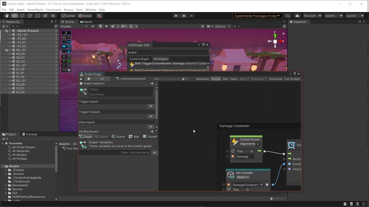 Unity Visual Scripting Find Nodes WIP2
