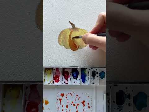 Using complementary colors for shadows #arttutorial #watercolor #watercolorpainting #art #art