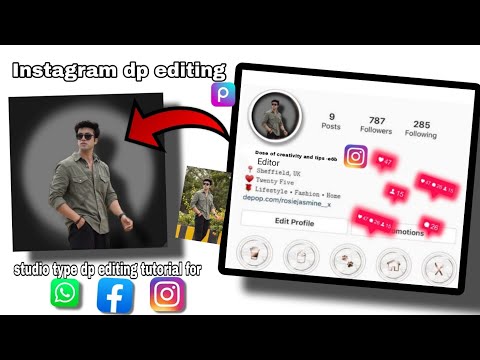 Creative studio look dp editing tutorial by PicsArt app| Instagram @Fun-Fashion78