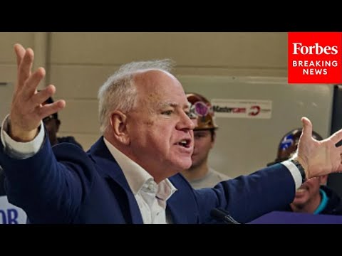 Video | FULL RALLY: Tim Walz Tells GOP To 'Mind Your Own Damn Business ...