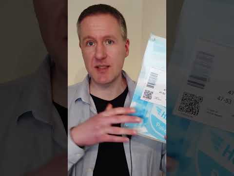 Durchsichtiges Hermes-Paket
