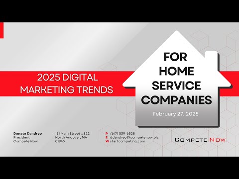 2025 Home Services Digital Marketing Trends