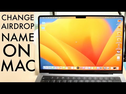 How To Change AirDrop Name On ANY Mac! (2023)