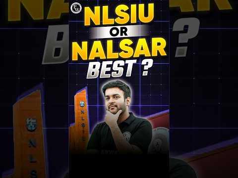 NALSAR Or NLSIU ?😱 #CLATAspirants #BestNLU