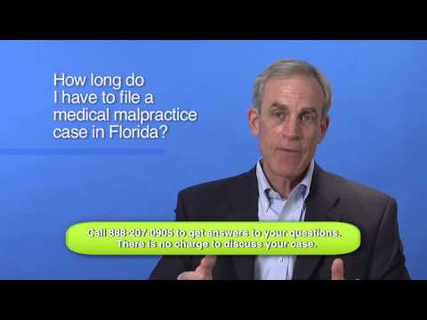 Statute of Limitations for a Florida Malpractice Claim