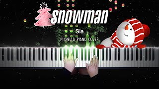 Sia - Snowman (Piano Sheet) by Pianella Piano Partitura