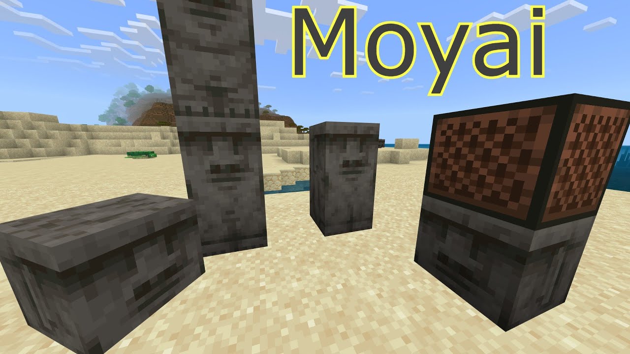 Moyai Add-on minecraft bedrock edition