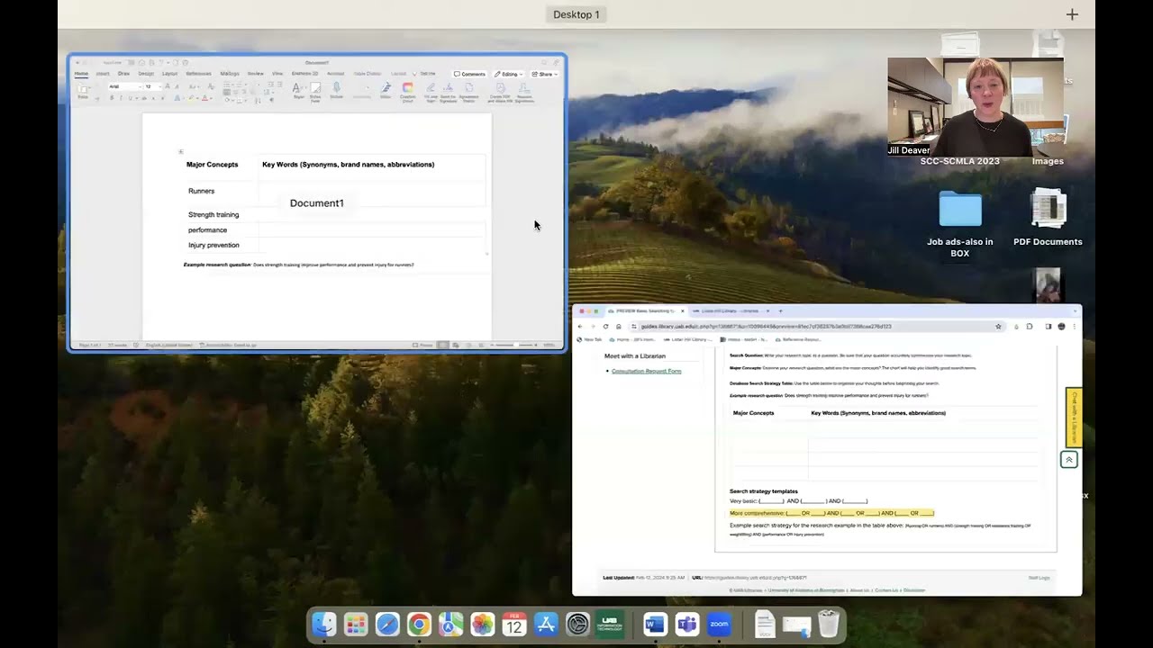 Writing a basic search for any health sciences database
