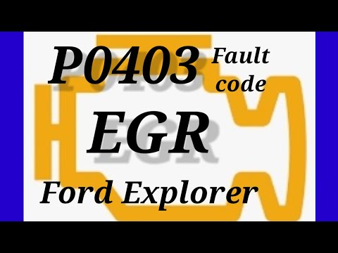 🇵🇭 Ford Explorer P0403 EGR fault code. Eddexpert@2021