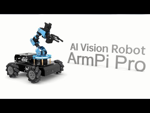 Hiwonder ArmPi Pro Raspberry Pi ROS Robotic Arm Developer Kit with 4WD Chassis Open Source Robot Car