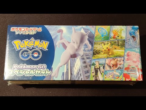 Pokemon Go Japanese Trading Cards Opening: SPECIAL SET BOX with MEWTWO promo!