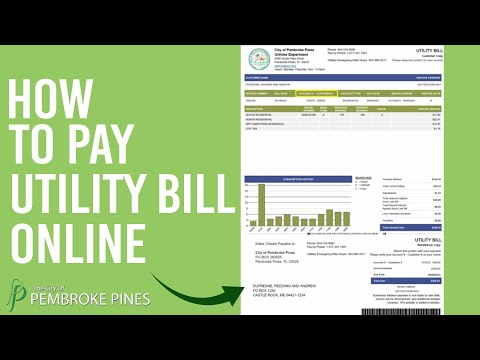 How To Pay Utility Bill Online
