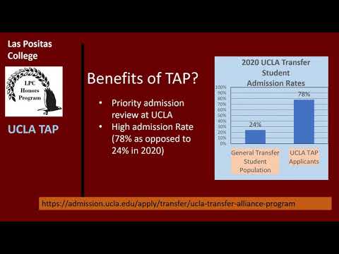 UCLA Transfer Alliance Program (TAP) through Las Positas College