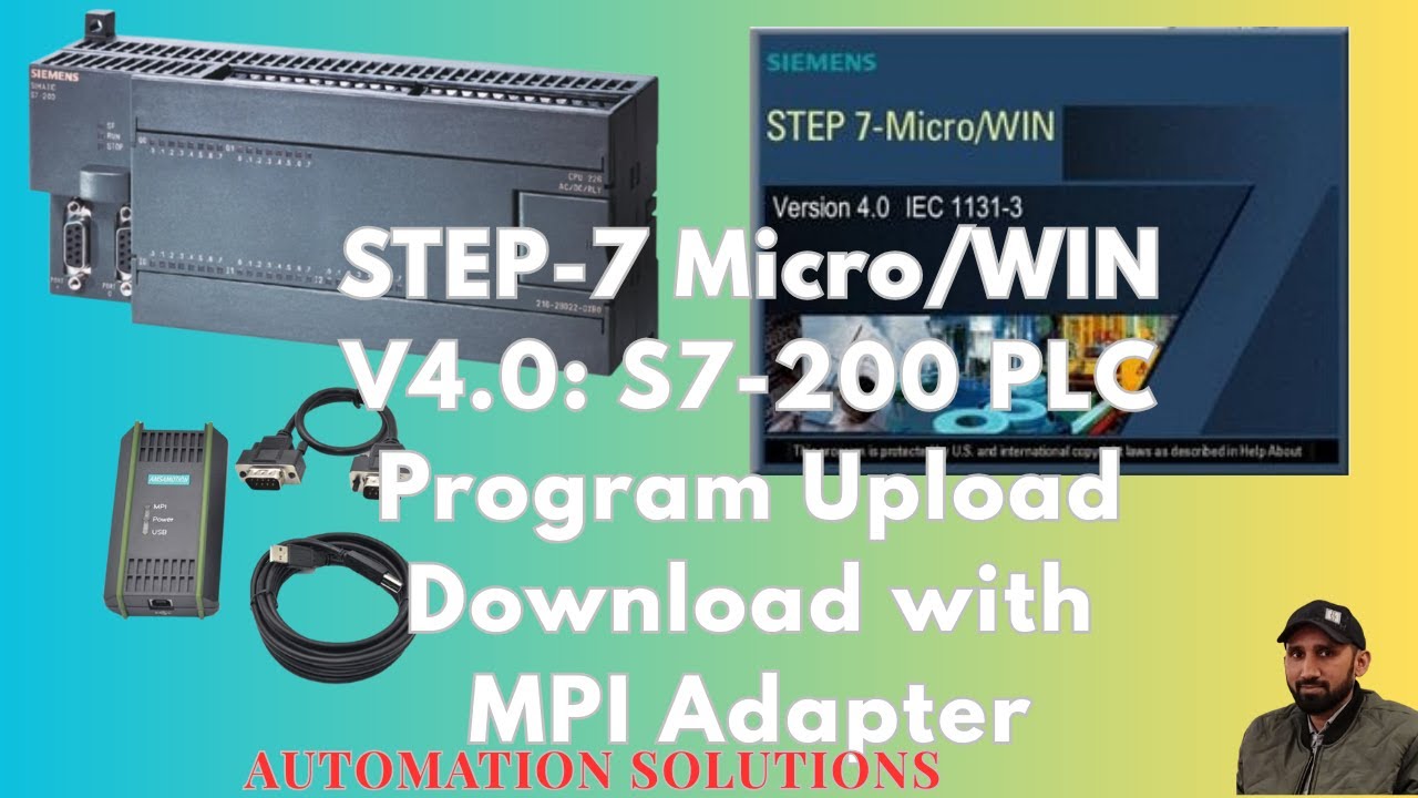 STEP 7 Micro/WIN V4.0: S7 200 PLC Program Upload Download Procedure.