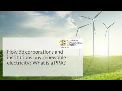 Power Purchase Agreements (PPAs) – BRC Canada Webinar Series