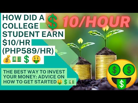 How can a college student earn PHP 589 per hour or $10 per hour?