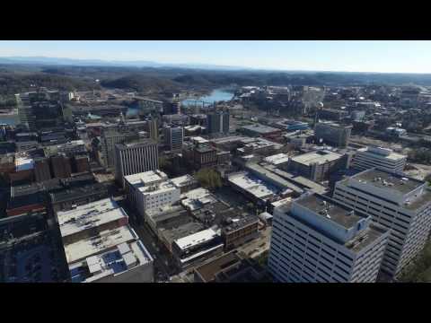 Downtown Knoxville Tennessee Drone Video