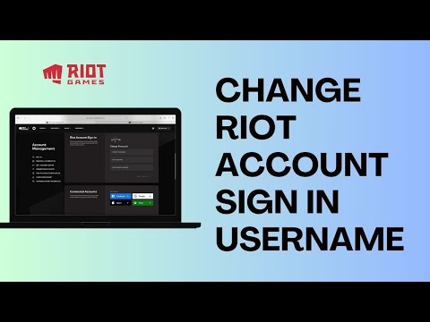 How To Change Riot Account Sign in Username