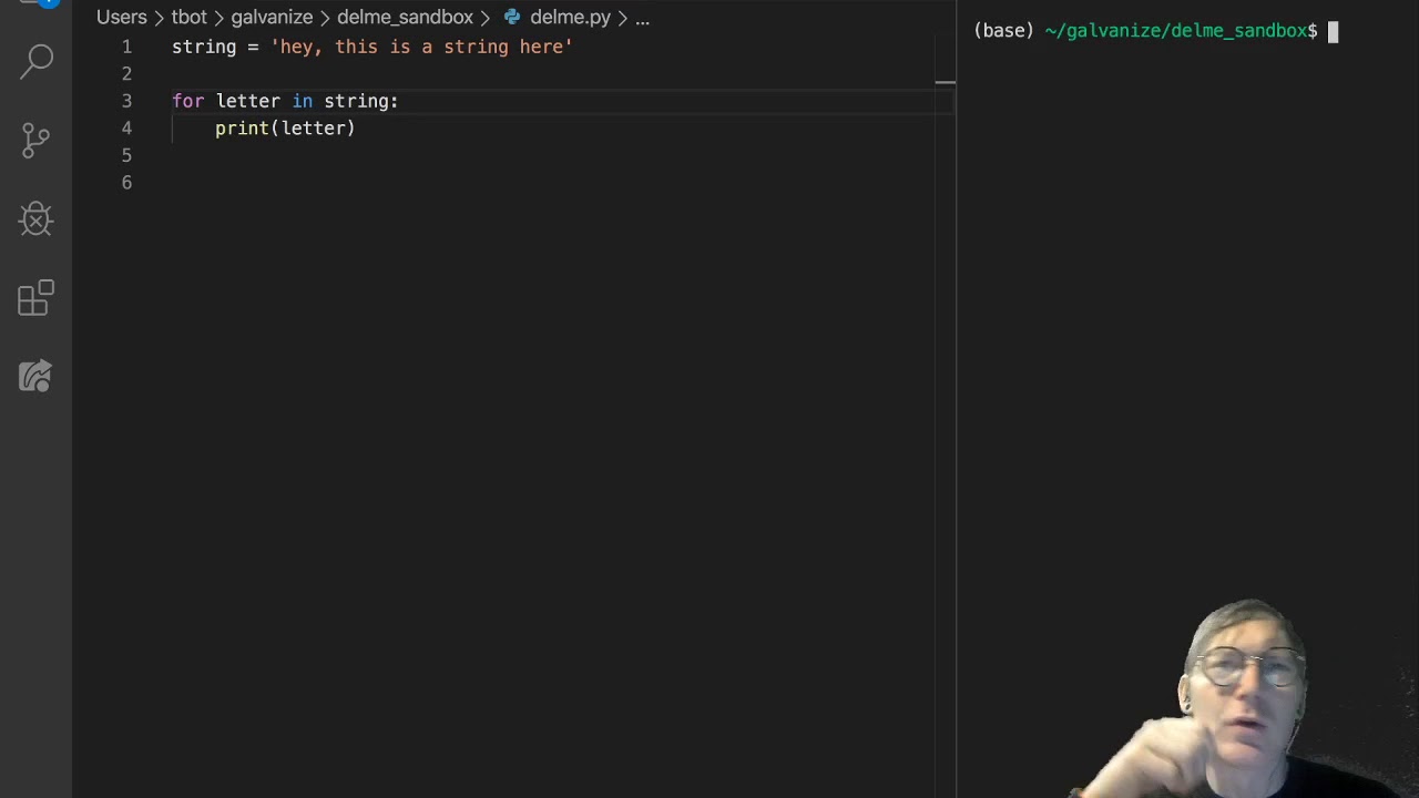 String Functions and Methods -  the list function