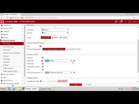 FortiGate Static URL Filter