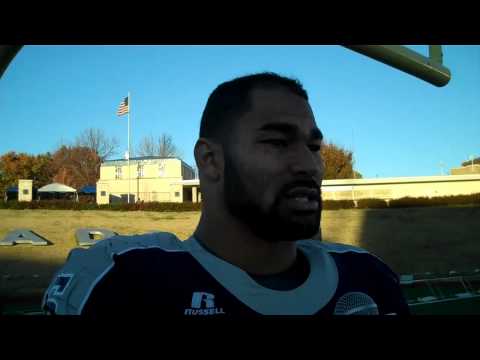 WUSPORTS: Ichabod senior Michael Wilhoite after WU's 42-0 win over ESU