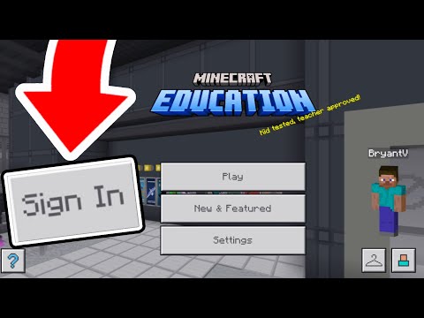 How To Sign In Minecraft Education Edition 2025! - Xbox, IOS, Android, Windows, PS5, Switch