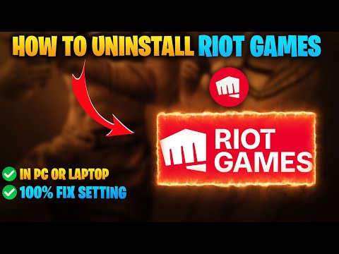 HOW TO UNINSTALL RIOT GAMES CLIENT ON WINDOWS 10 OR 11 | HOW TO UNINSTALL RIOT CLIENT FROM PC | 2023