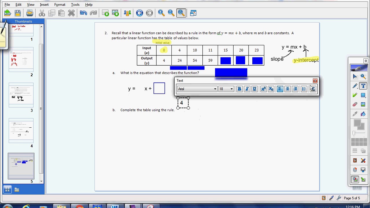 8 5 Lesson 3 Linear Functions and Proportionality (3)