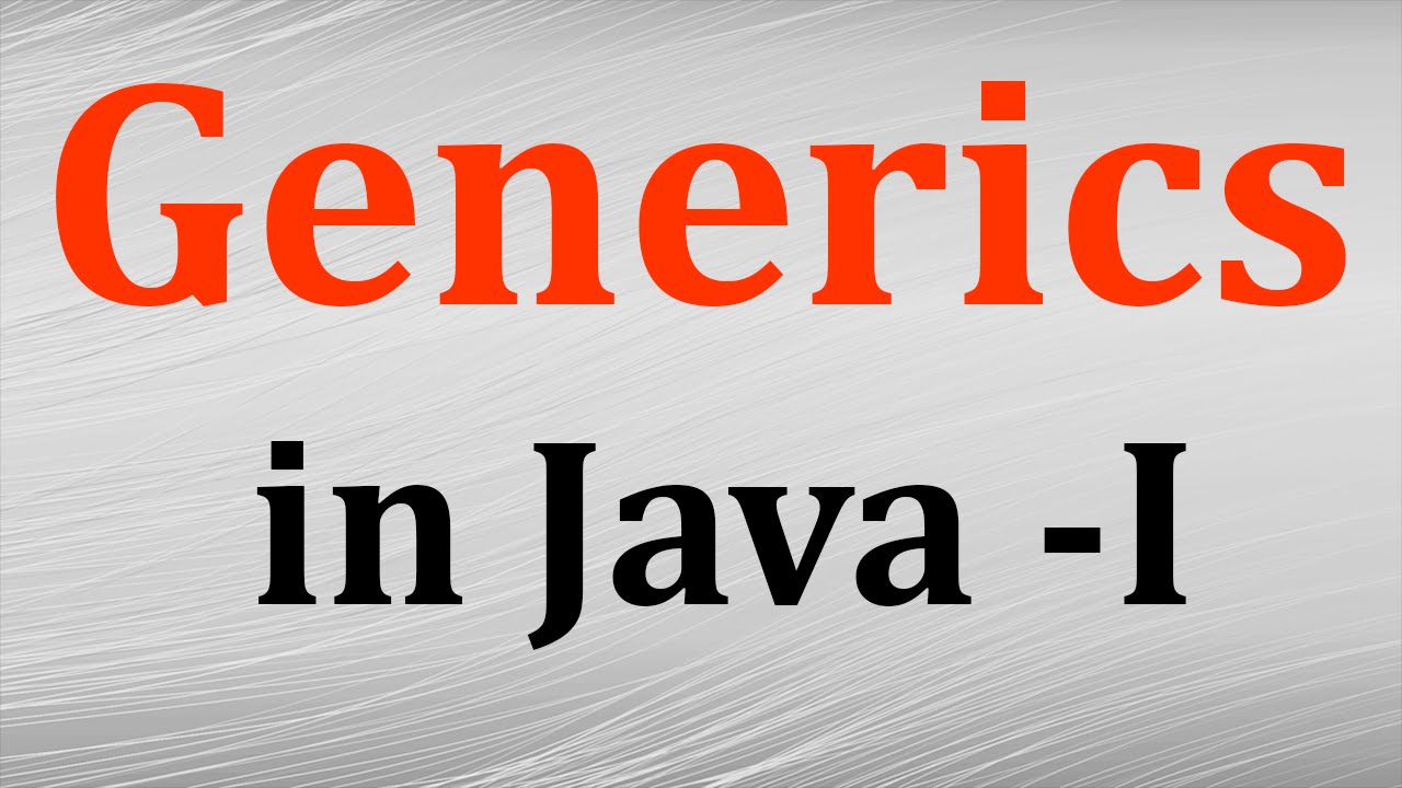 Generics in java # 1 - Introduction to Generics in java | Java tutorials by Java9s.com