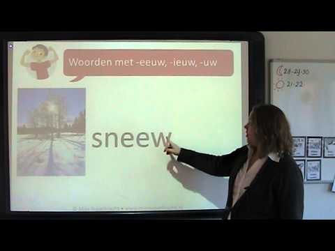 Spelling: woorden met -eeuw, -ieuw, -uw