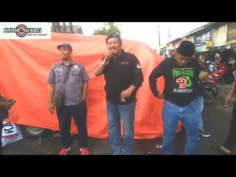 Aksi Demo Warga Depan PT.Siantar Top Tbk Sempat di Warnai Ketegangan