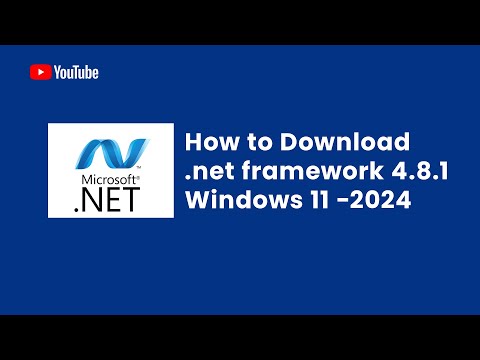 How To Download NET Framework 4.8.1 Lateast Version For Windows 11 2024
