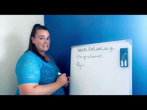 The secret to spelling- dropping the y and adding ies