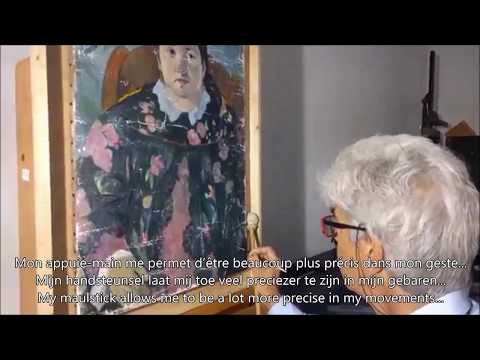 Restoration of Paul Gauguin’s Portrait of Suzanne Bambridge, step 3