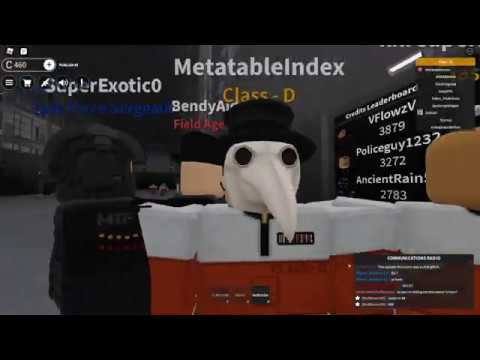 Testing The Owner: SCP: Roleplay (MetatableIndex)