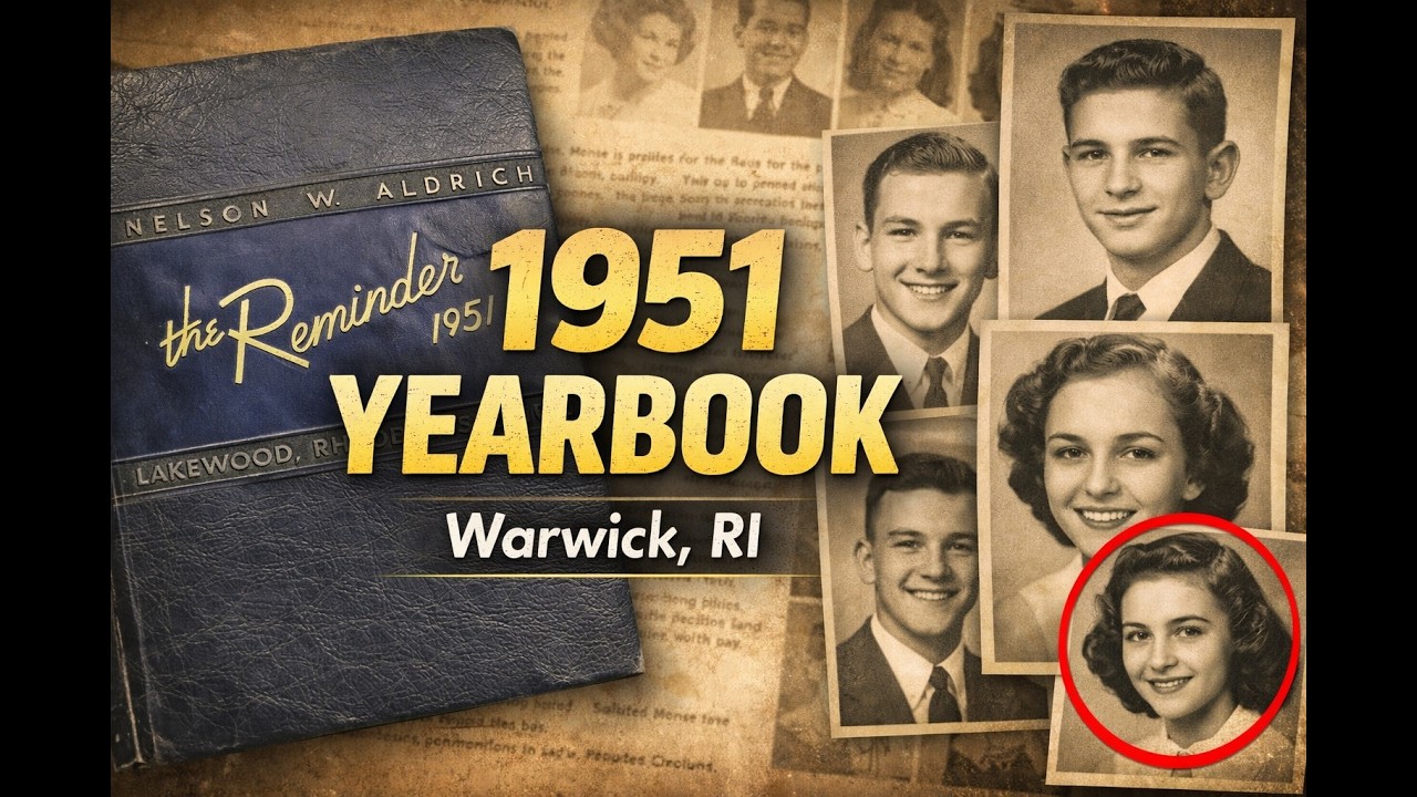**A 1951 High School Yearbook Preserved Forever | Aldrich HS Warwick RI**