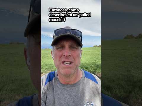 Medical Spanish: how to say “pulled muscle” #medicalspanish #spanishlessons