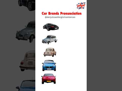 Difficult Car Brand Names: Pronunciation Guide #learnenglish #englishpronunciation #porsche #peugeot