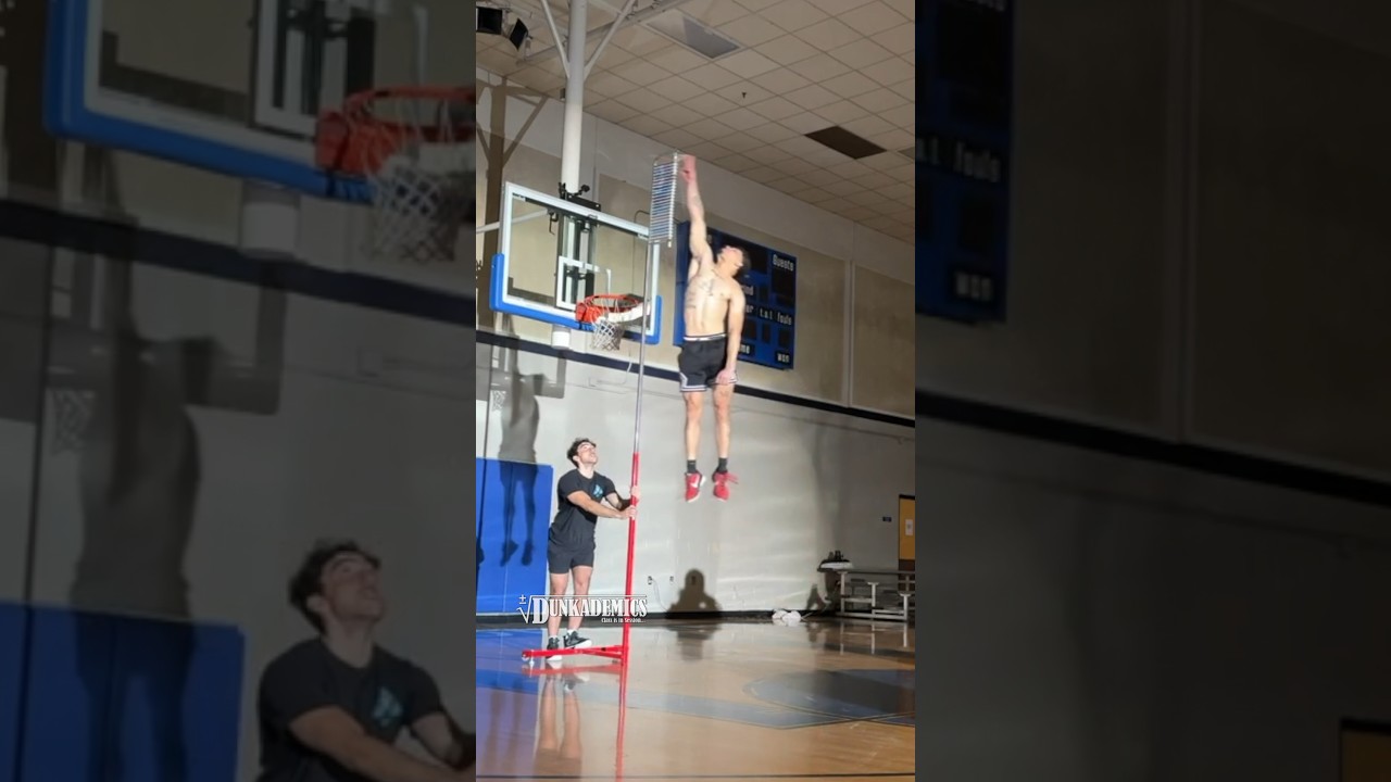 World Record Max Vertical by Isaiah Rivera!