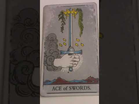 The Ace of Swords as Feelings in a Love Reading
