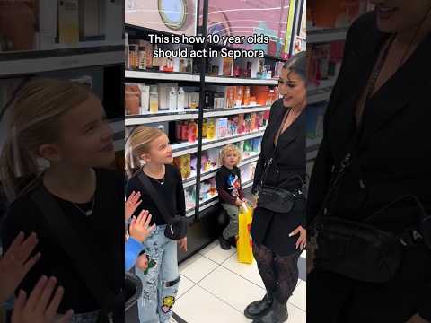 How EVERYONE should act in Sephora❤️ #viral #sephora #tweens