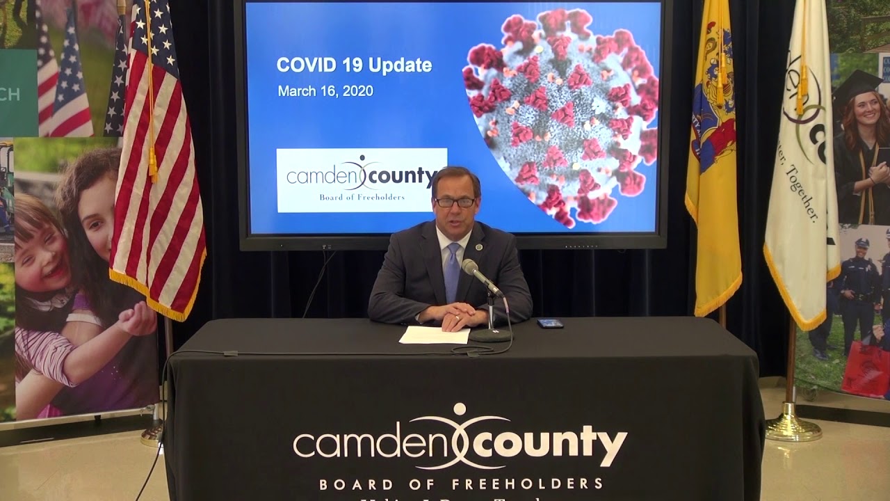 Message from Camden County Freeholder Director Louis Cappelli. State of Emergency due to COVID-19