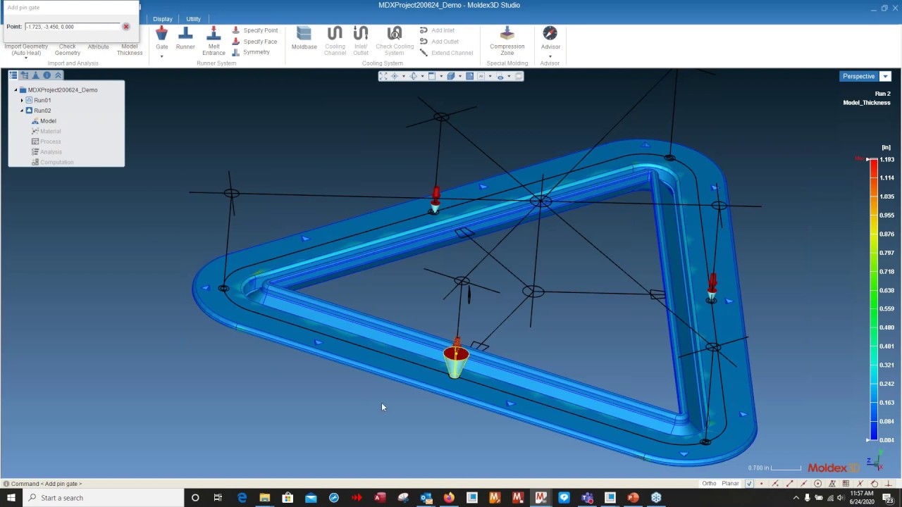 Moldex 3D Flow Simulation