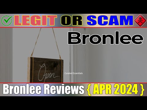 Bronlee Reviews (Mar 2024) Watch the Video & Know Scam or Legit? ! Scam Website Expert